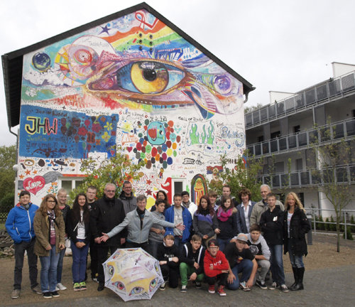 Landkreis Saarlouis Mike Mathes gestaltet mit Schülern das ...