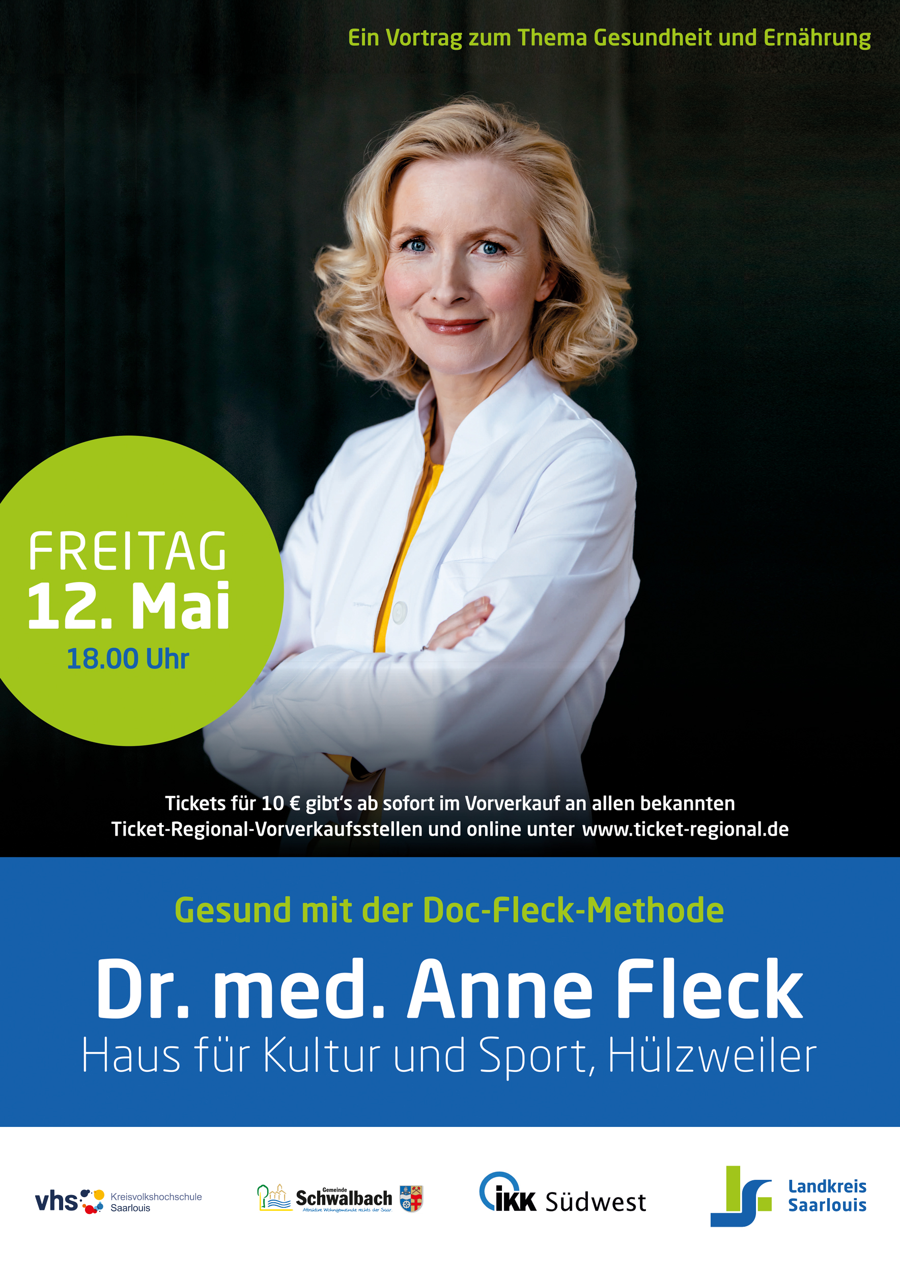 Landkreis Saarlouis Dr. med. Anne Fleck spricht live in Hülzweiler