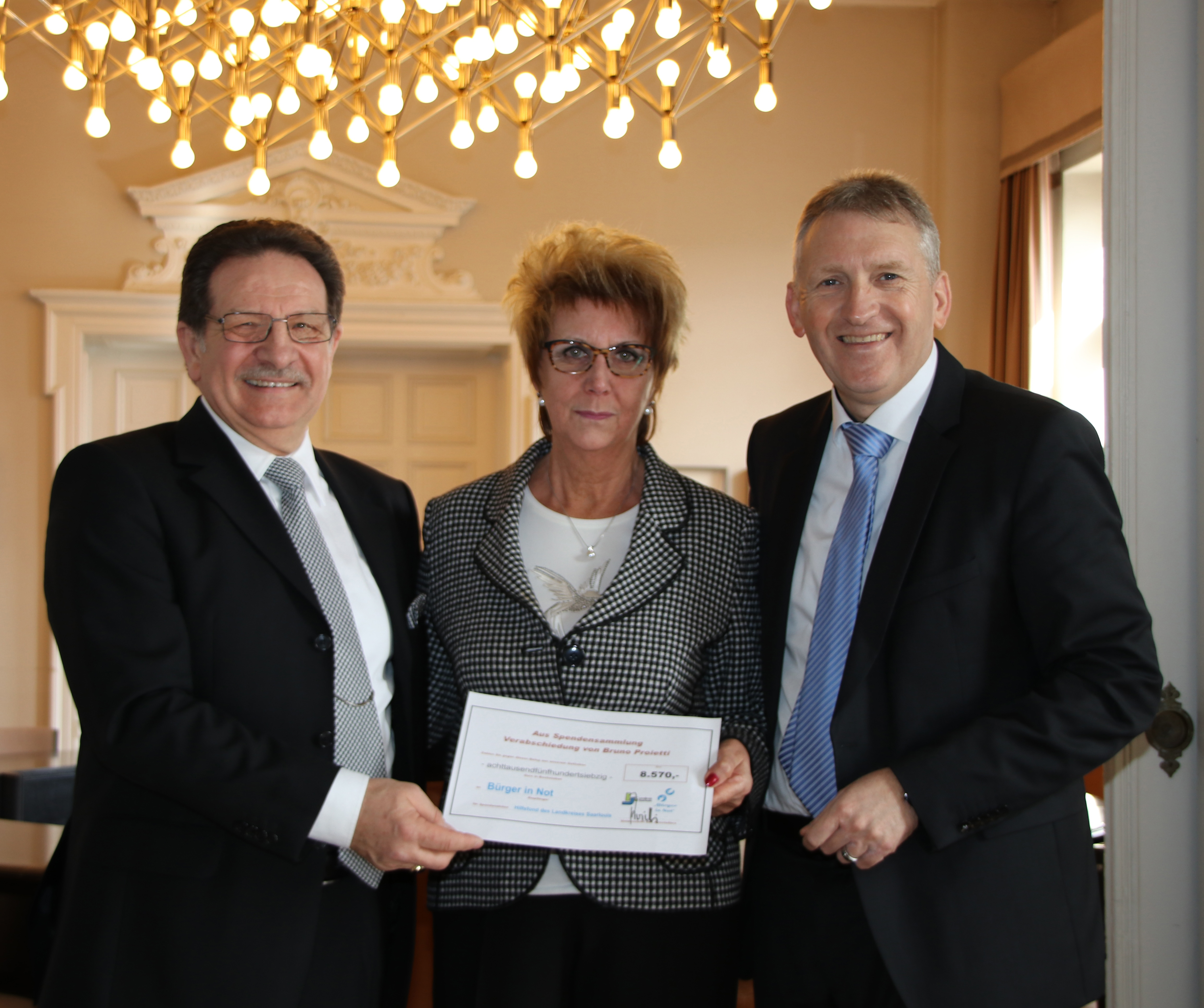 Landkreis Saarlouis Bruno Proietti spendet großzügige Summe an ‚Bürger ...